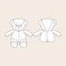 Memory Bear Sewing Pattern PDF Bunny Ears, Teddy Bear, Keepsake Bear ...