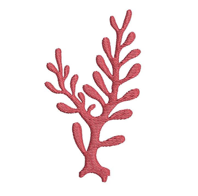 Coral Embroidery Design - DIGITAL FILE - 2 Sizes - Etsy