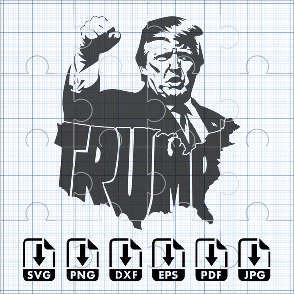 Trump Fist up Svg - Etsy