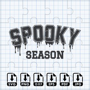 Spooky Season Drip Svg Spooky Png Happy Halloween Font Spooky Vibes ...