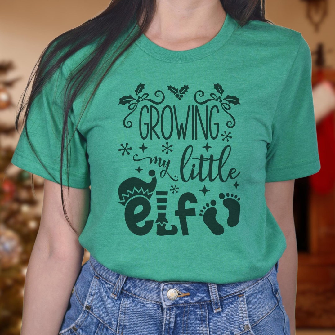 Growing My Little Elf Baby Feet SVG Png Eps Dxf Pdf DTF Direct to Film ...