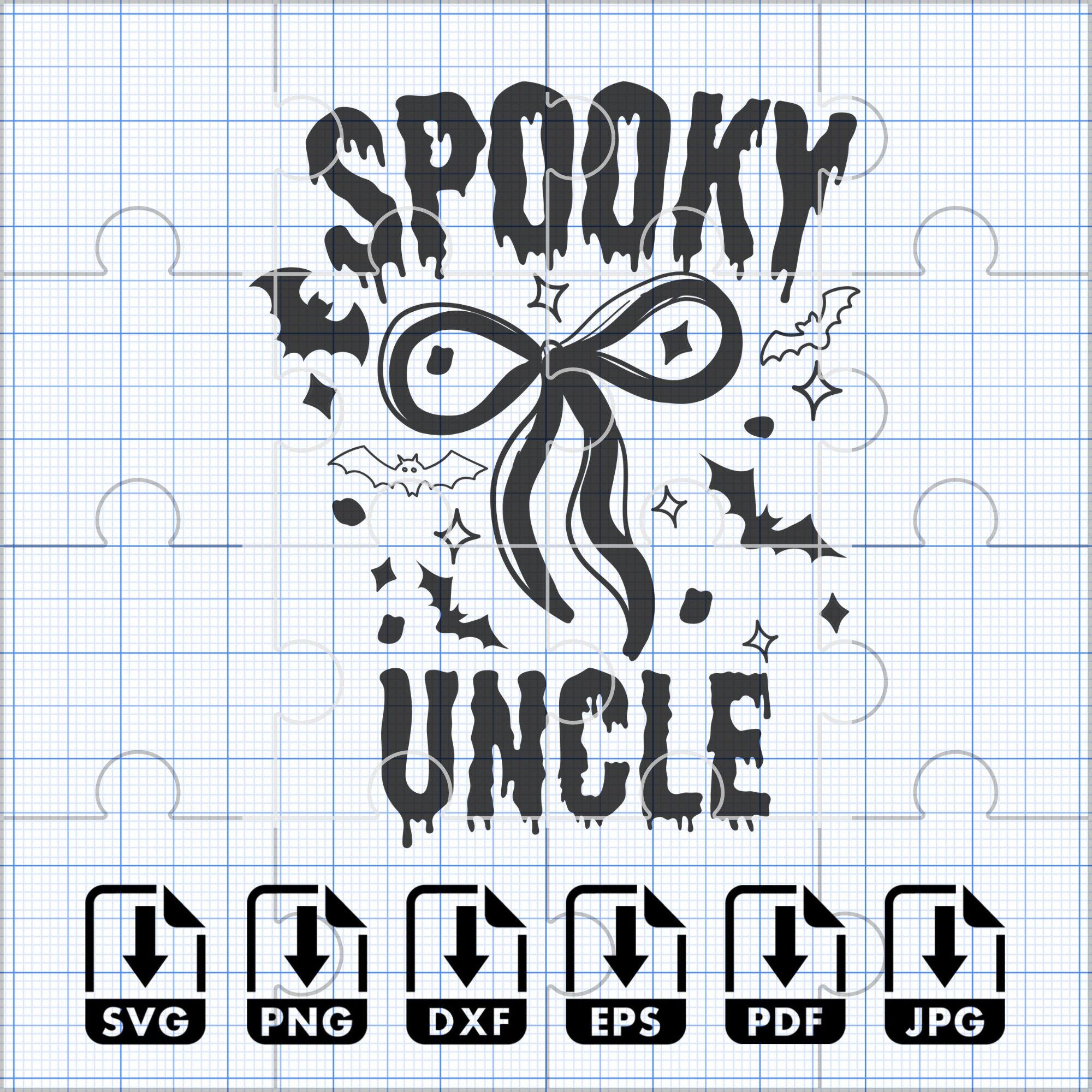 Spooky Uncle Png Coquette Halloween Png Spooky Season Png Retro ...