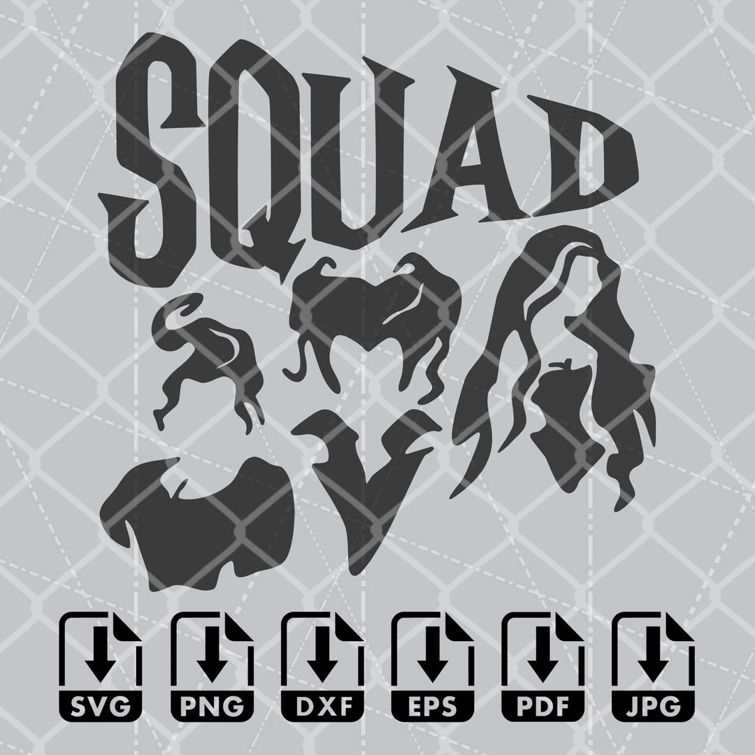 Hocus Pocus Squad Sanderson Sisters SVG Digital Download Cut File for ...