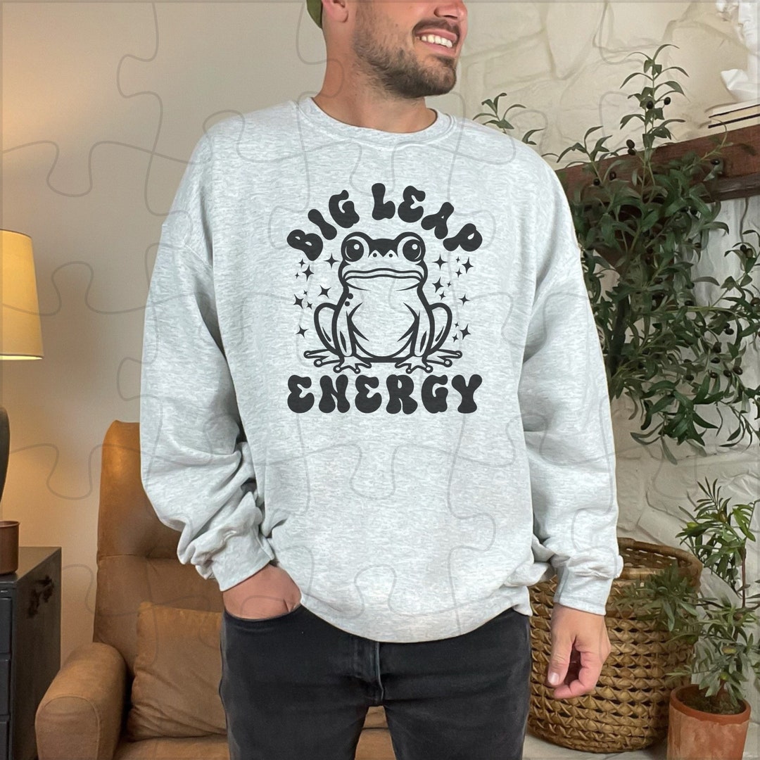 Big Leap Energy Frog Leap Year Png Eps Dxf Pdf DTG Direct to Garment ...