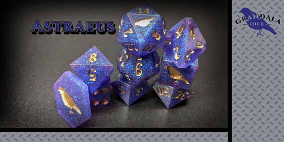 Astraeus Greek Mythology Inspired Dice Handmade Resin - Etsy