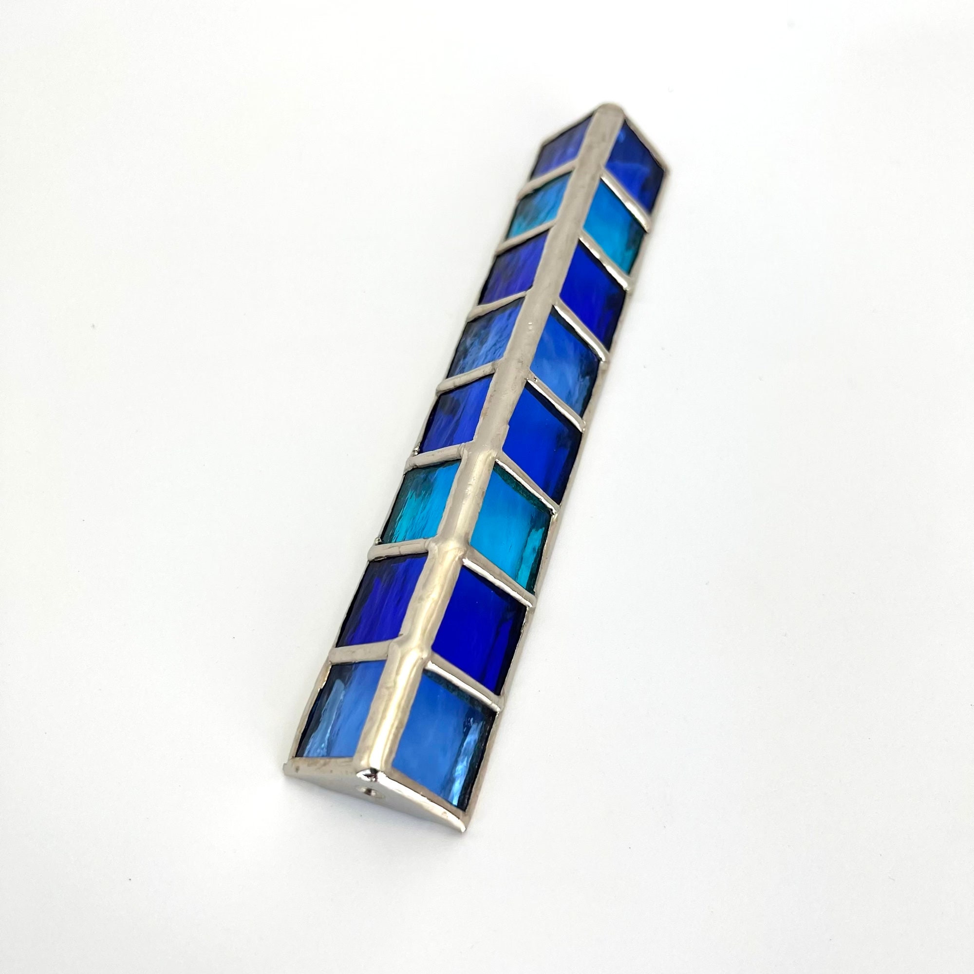 Ombre Stained Glass Panel Mezuzahs - Etsy