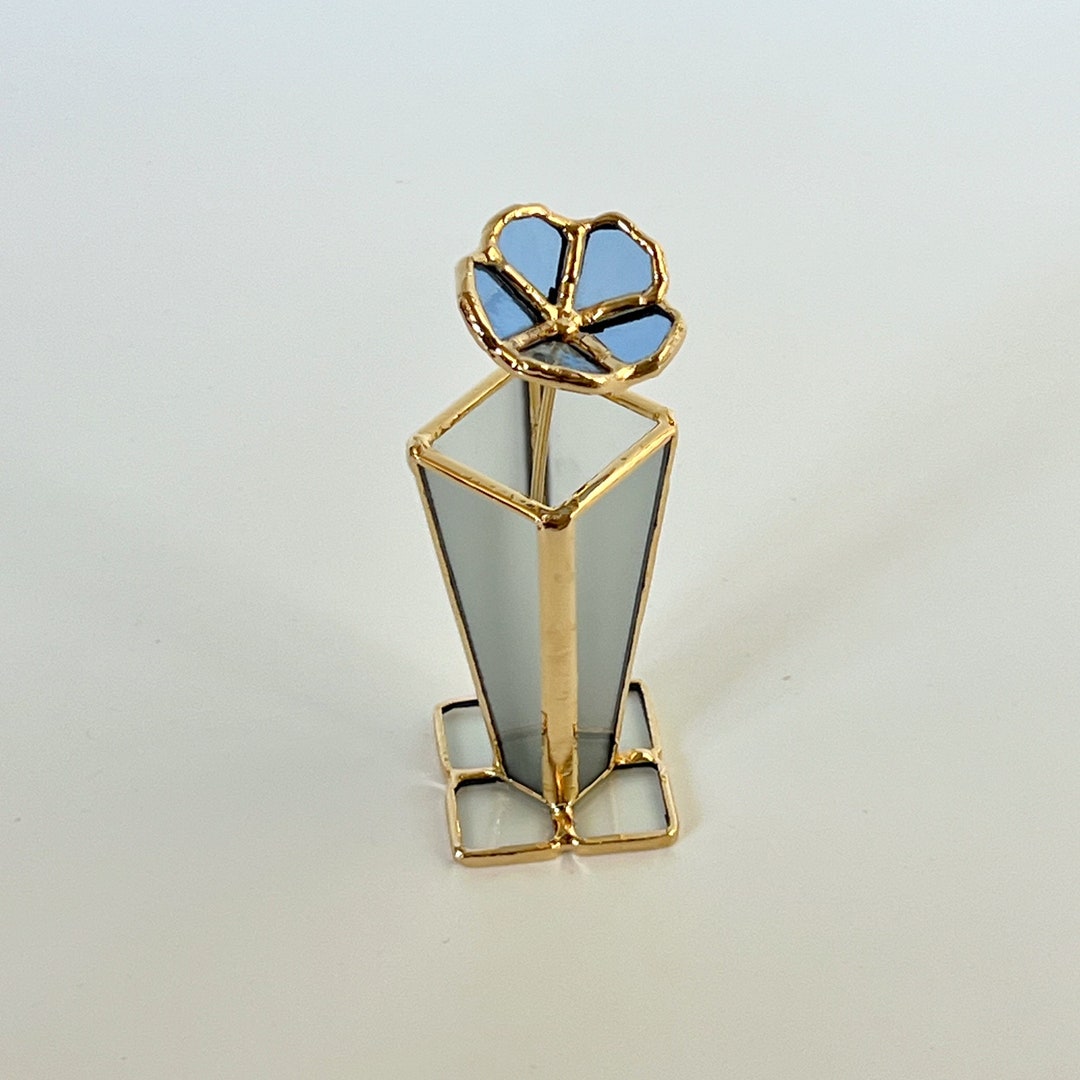 Stained Glass Flower Vase, Valentine's Day, Mother's Day Gift - Etsy