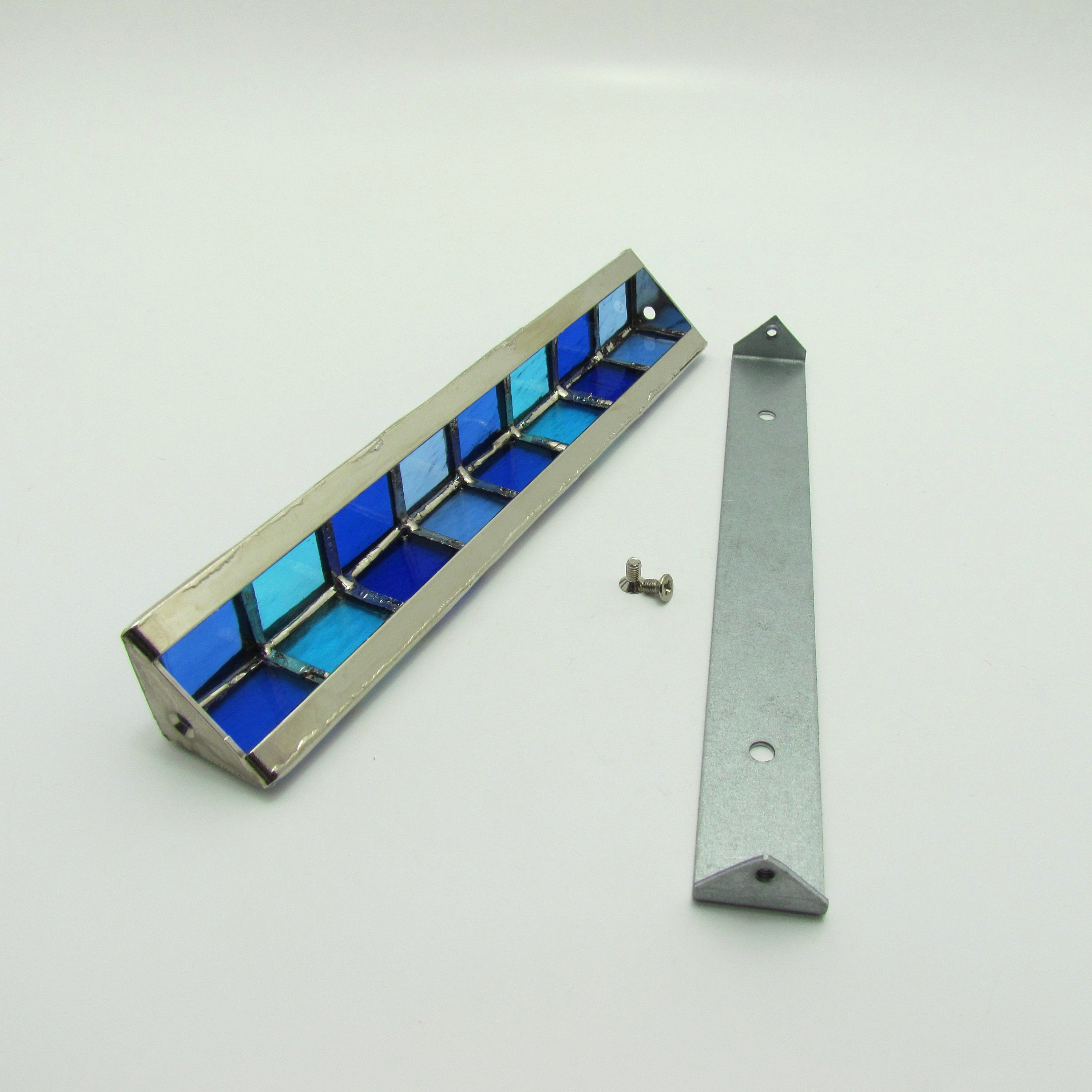 Ombre Stained Glass Panel Mezuzahs - Etsy