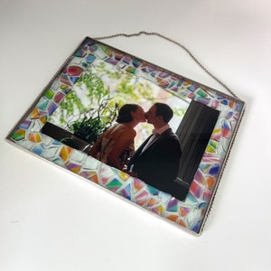 Custom Jewish Wedding Glass Photo Frame - Etsy