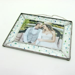Custom Jewish Wedding Glass Photo Frame - Etsy