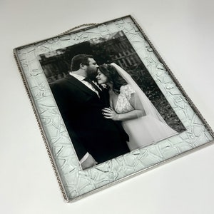 Custom Jewish Wedding Glass Photo Frame - Etsy