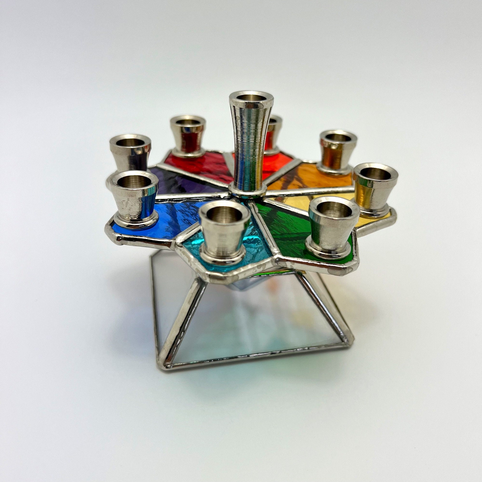 Hanukkah Menorah Dreidel Combined Menorah Dreidel Gift - Etsy