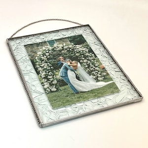 Custom Jewish Wedding Glass Photo Frame - Etsy