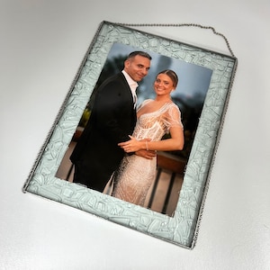 Custom Jewish Wedding Glass Photo Frame - Etsy