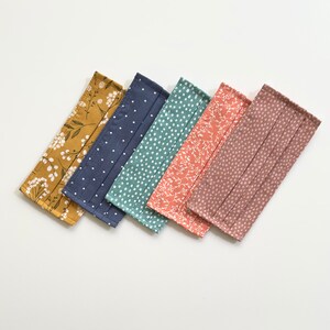 Cotton Face Mask: Adjustable Nose, Reusable, Made in USA - Etsy