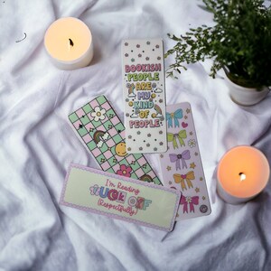 Checkered Happy Bookmark - Laminated Bookmark - Strong & Durable ...