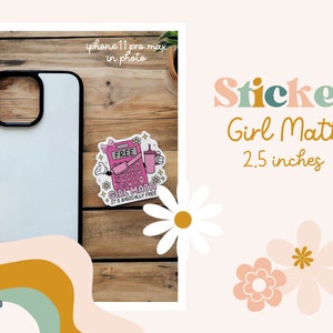 Girl Math Sticker - 2.5 Inches - Vinyl Sticker - Waterproof - Tik Tok ...