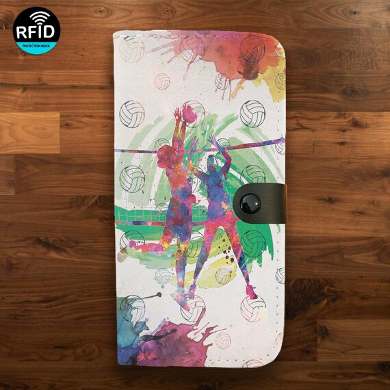 Volleyball RFID Phone Wallet Case iPhone X 8 7 7 PLUS 6 | Etsy