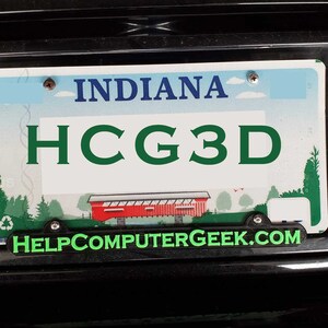 Custom 3D Printed License Plate Sign - Etsy