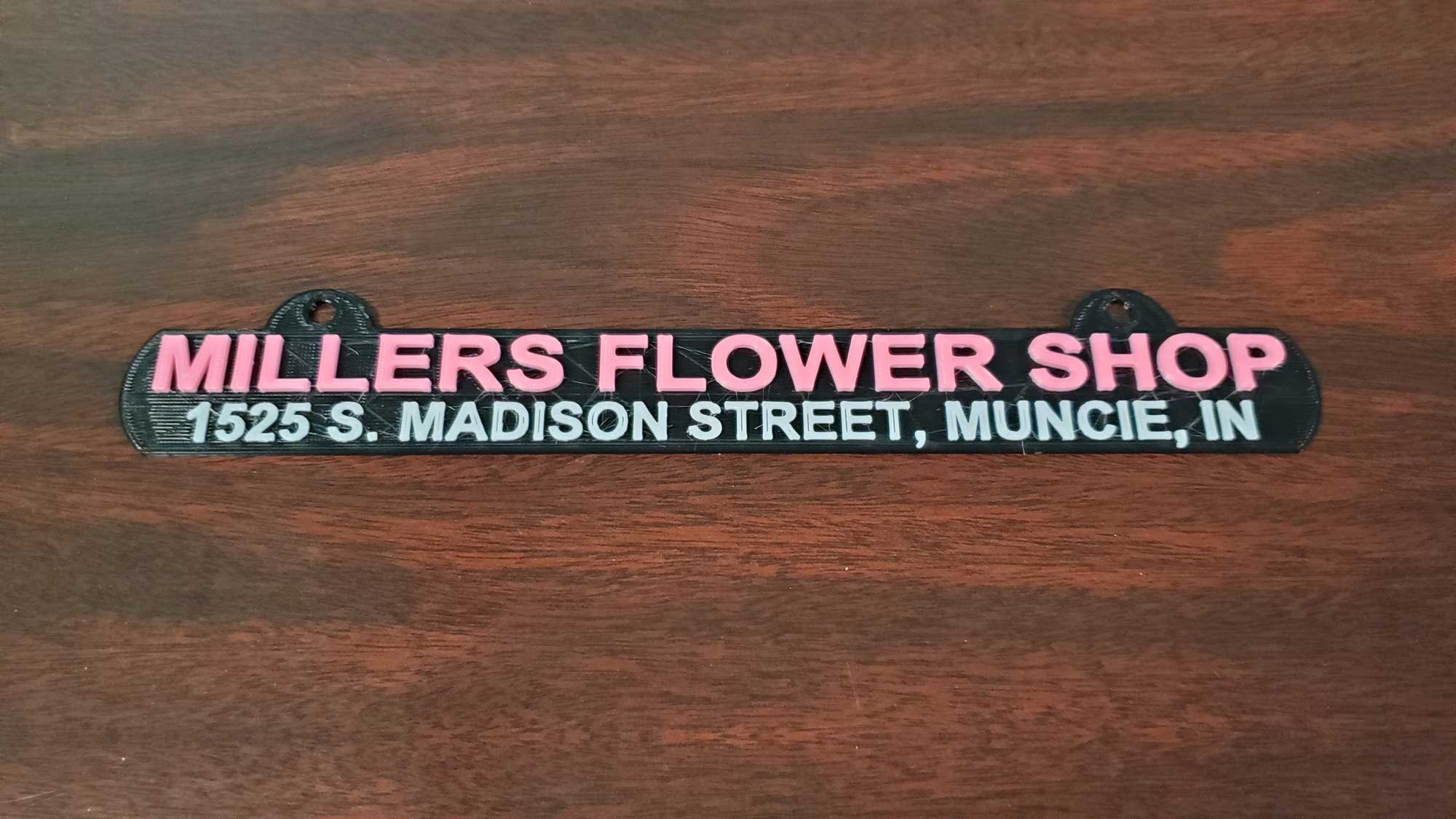 Custom 3D Printed License Plate Sign - Etsy