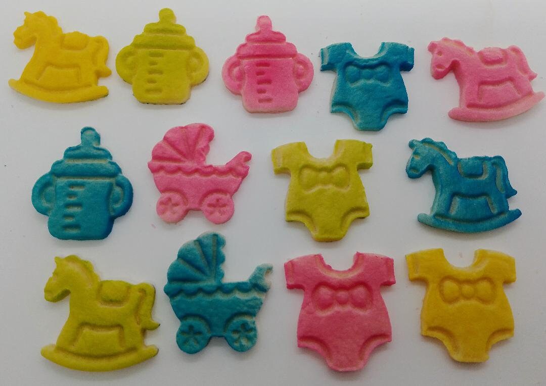 Mini Baby Shower Cookies (24 Pack) - Etsy