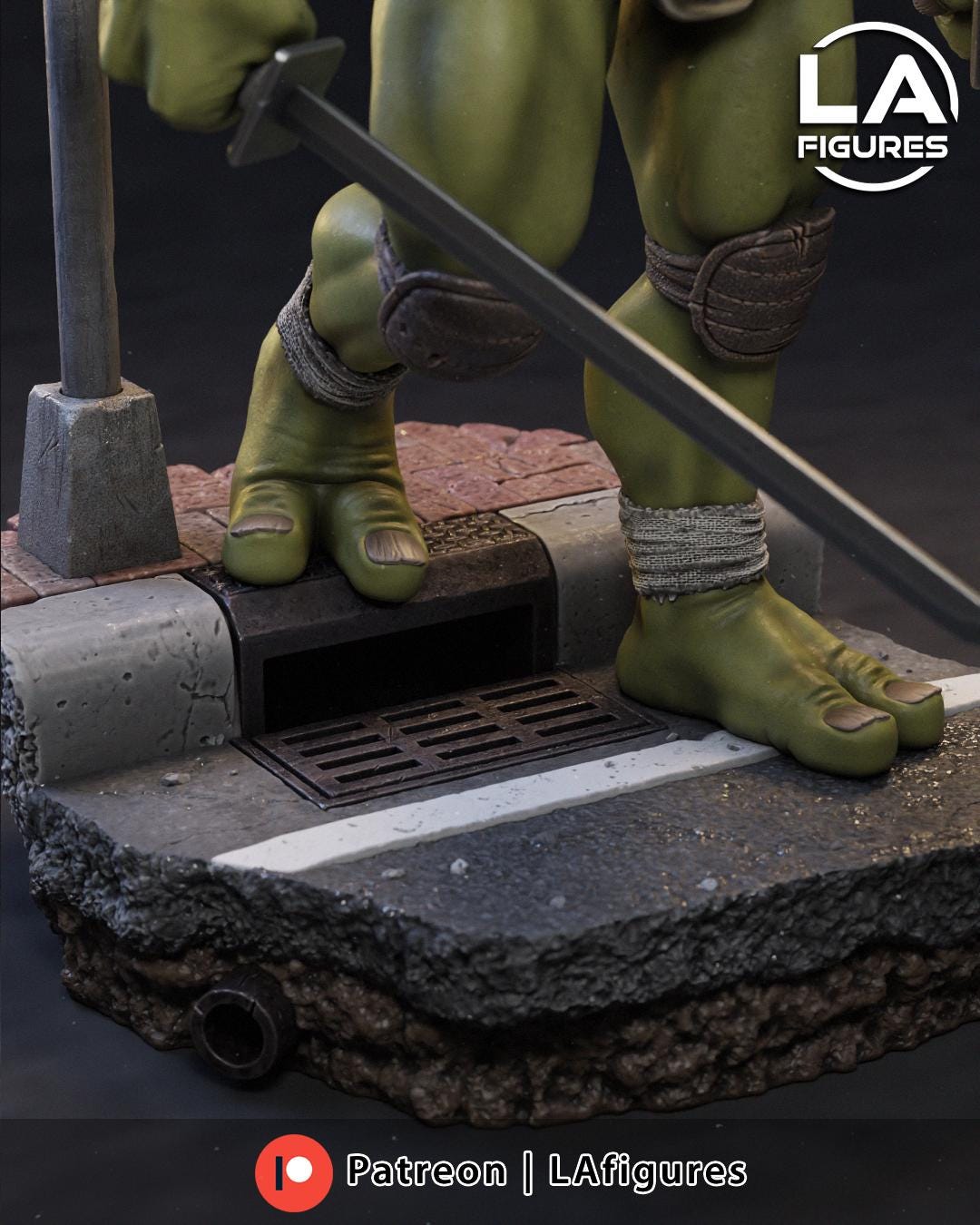 TMNT Leonardo 6 Tall 3D Printed Miniature Tabletop RPG - Etsy