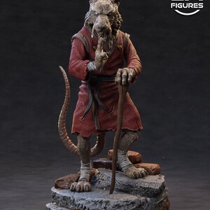 TMNT Splinter 6 Tall 3D Printed Miniature Tabletop RPG - Etsy