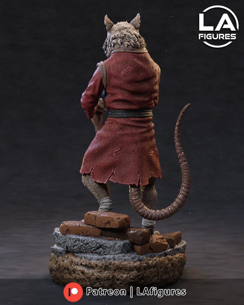 TMNT Splinter 6 Tall 3D Printed Miniature Tabletop RPG - Etsy