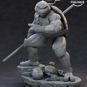TMNT Donatello 6” Tall 3D Printed Miniature - Tabletop RPG - Etsy
