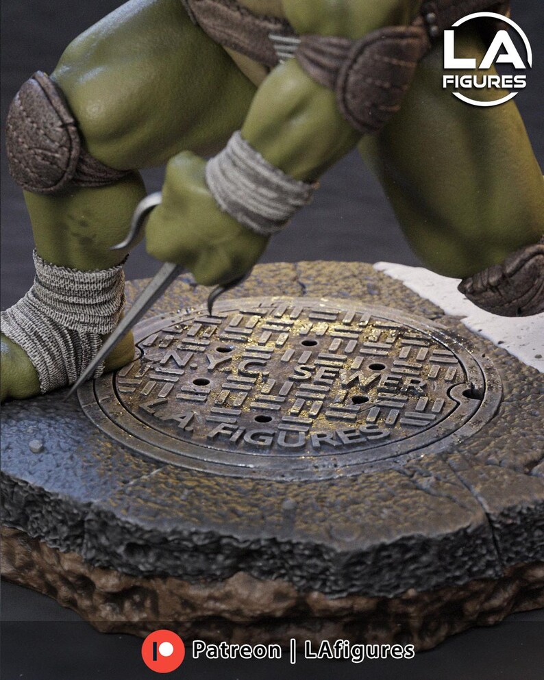 TMNT Raphael 6 Tall 3D Printed Miniature Tabletop RPG - Etsy