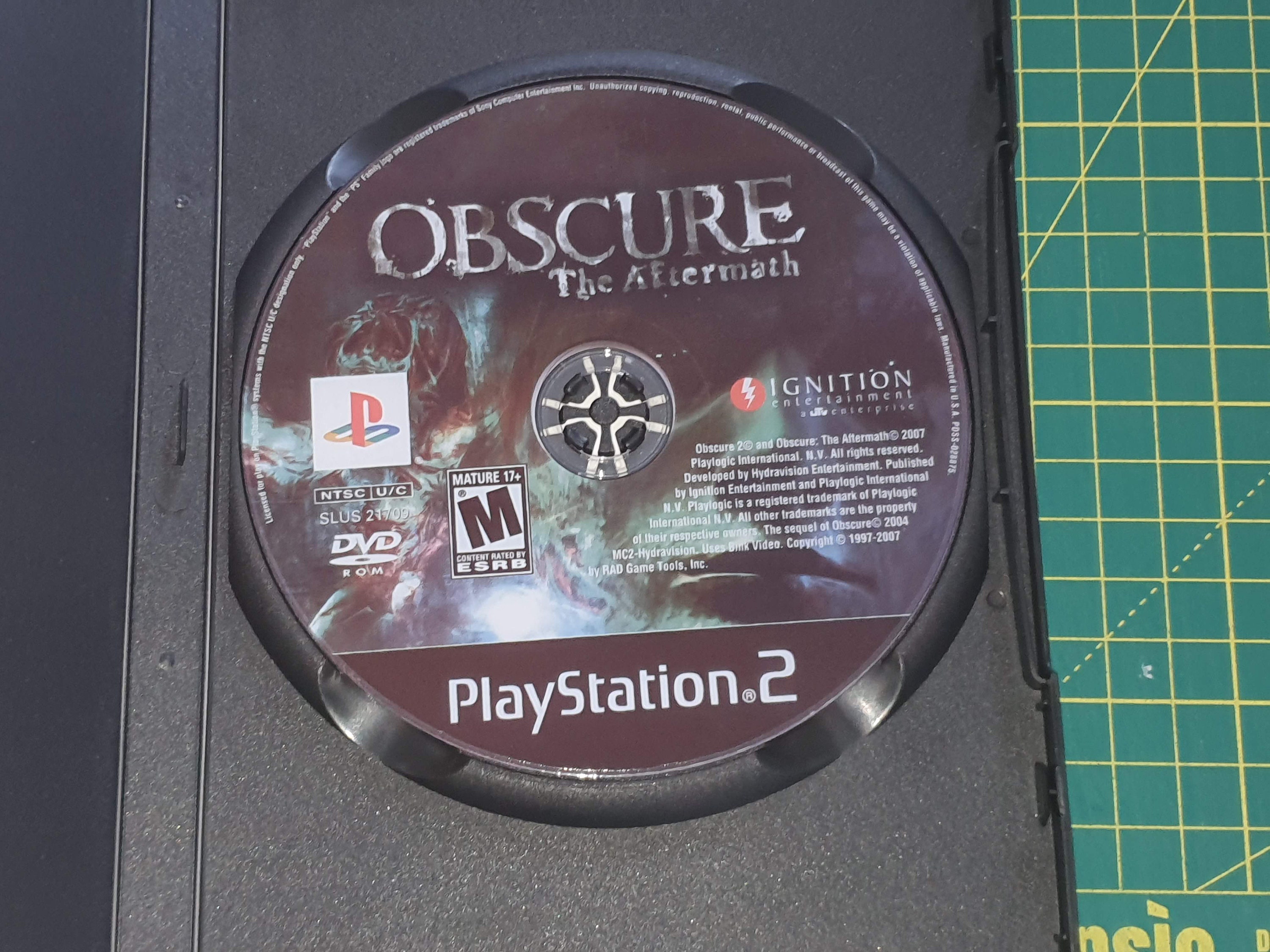 Sony Playstation 2 Custom Obscure 2 Aftermath DVD Case & - Etsy UK