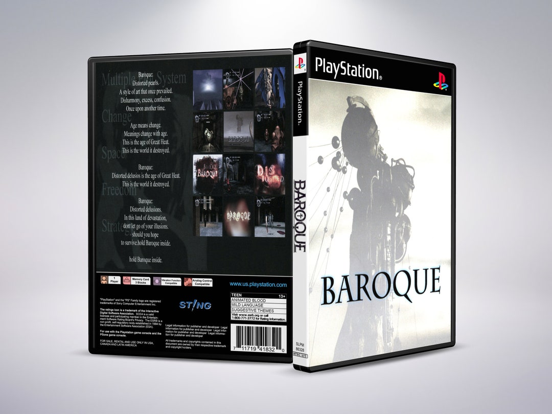 Sony Playstation 1 Baroque translated Custom Replacement DVD - Etsy