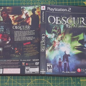 Sony Playstation 2 Custom Obscure 2 Aftermath DVD Case & - Etsy UK
