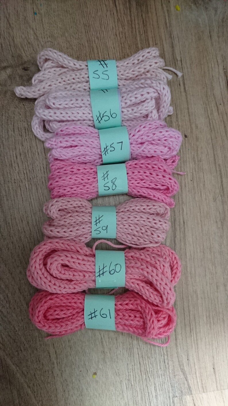 Handmade Knitting Organic Cotton Icord Tricotin for Your Craft - Etsy UK