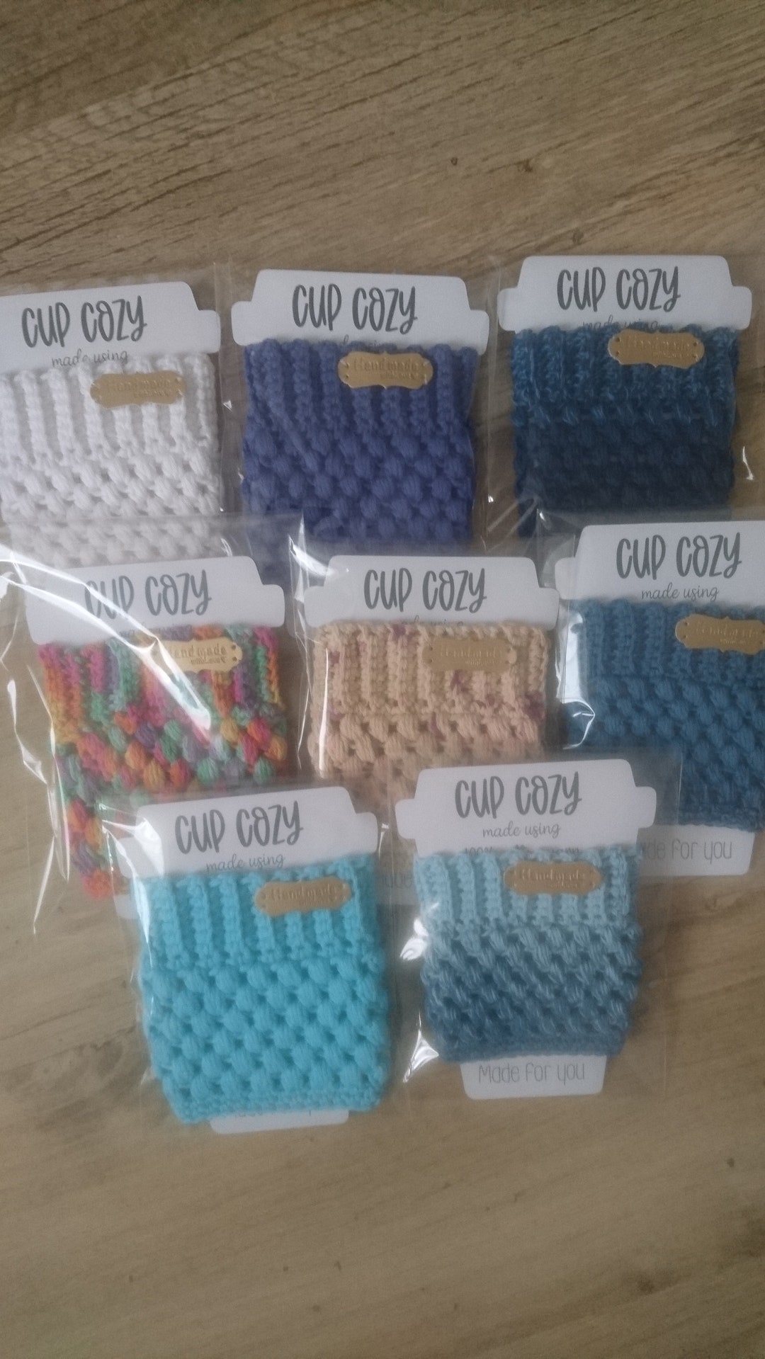 Handmade, Re-useable, Coffee, Cup, Cosy, Cosie, Cozy, Tea, Hot ...