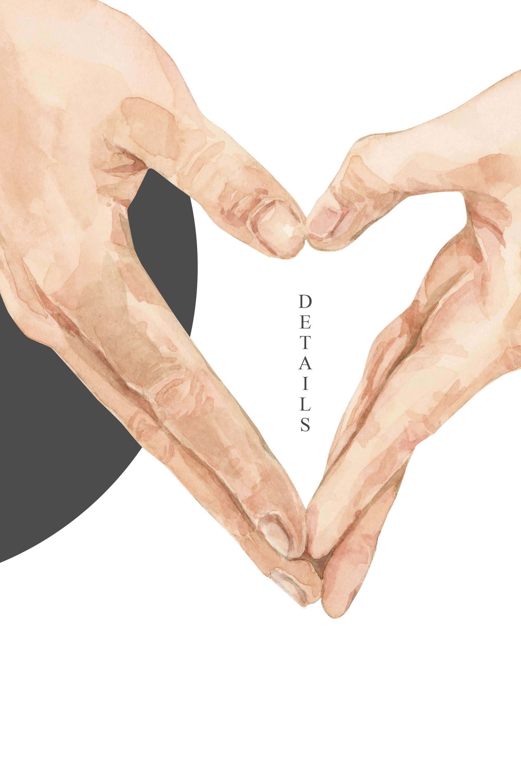 Watercolor Family Hands Clipart: Man Woman Baby Kid - Etsy