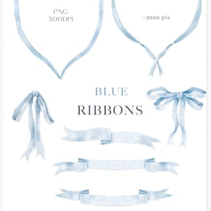 Watercolor Ribbon Banner Clipart Set. Wedding Crest Creator, Baby ...