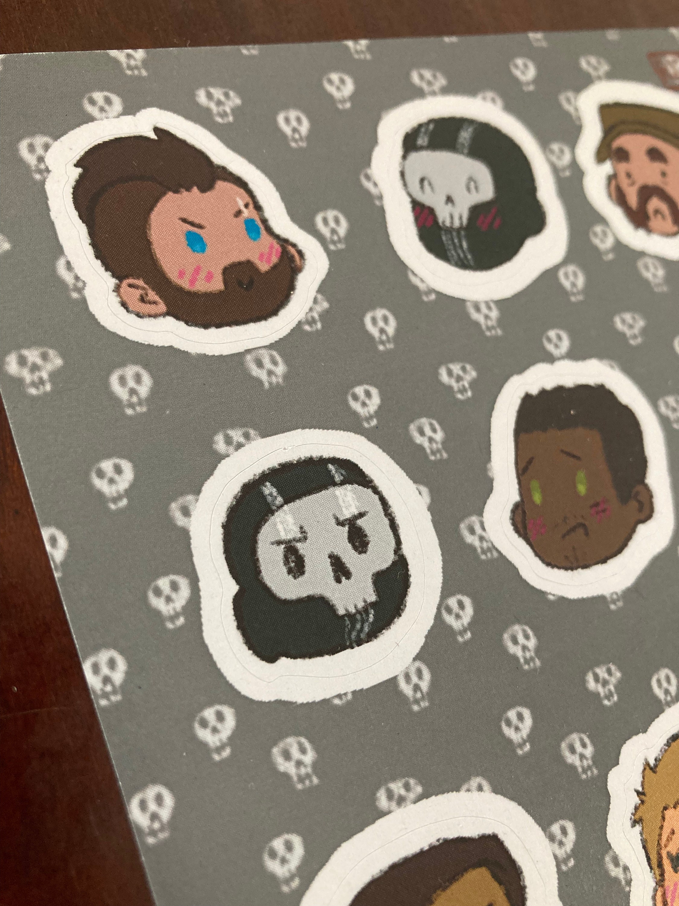 Call of Duty Chibi Characters Sticker Sheet - Etsy UK