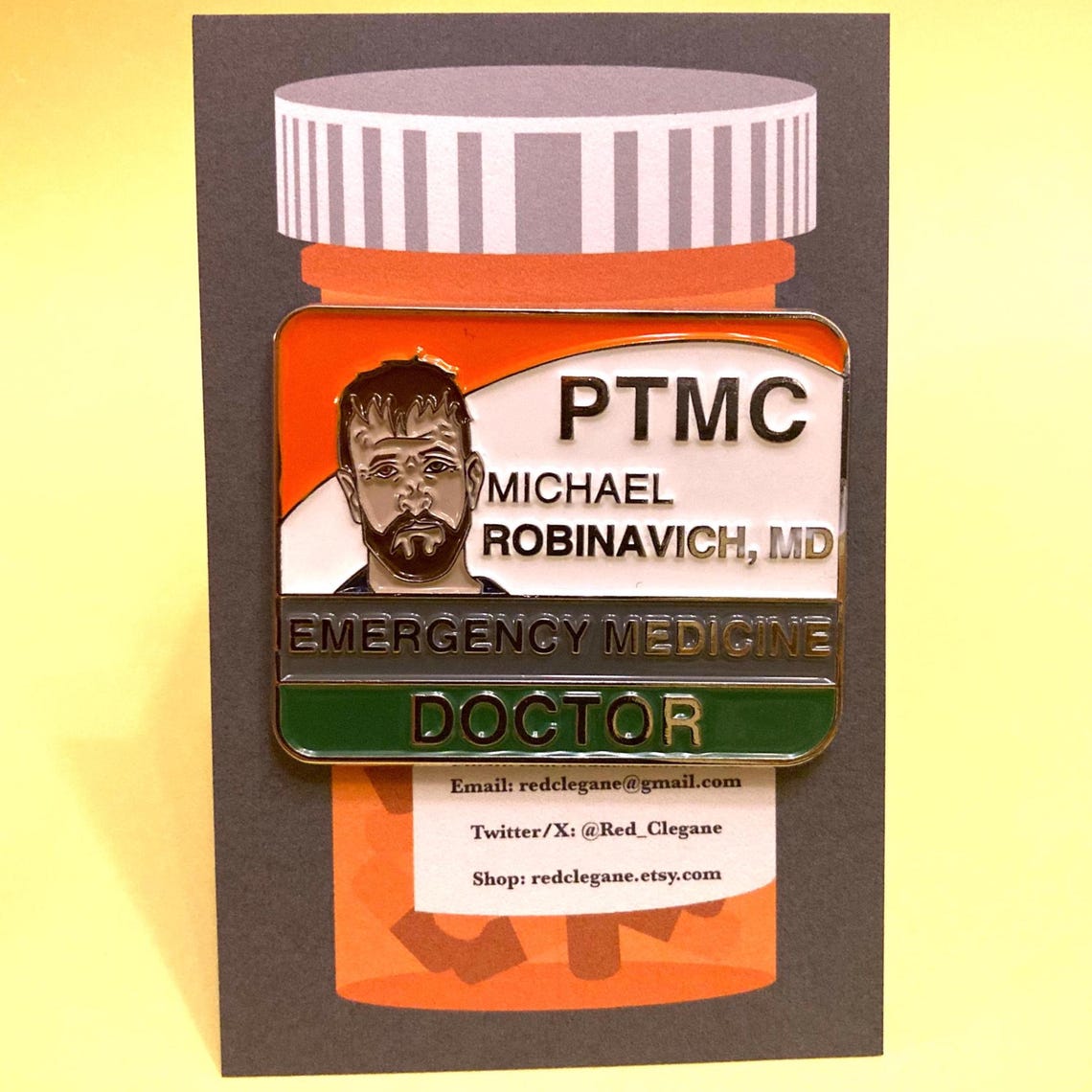 Hucklerobby ID Card Pins - Etsy