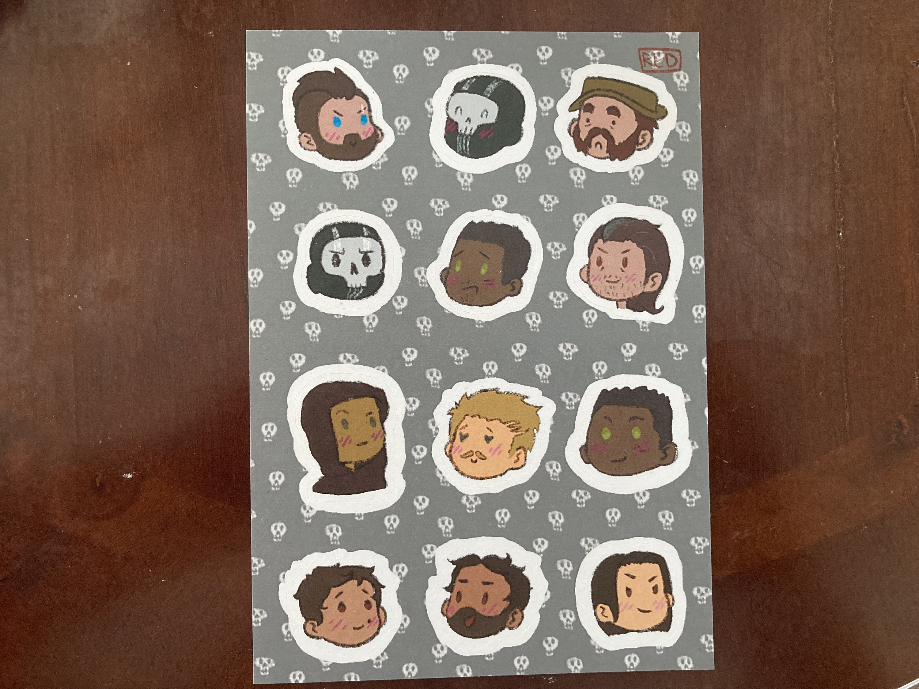Call of Duty Chibi Characters Sticker Sheet - Etsy UK