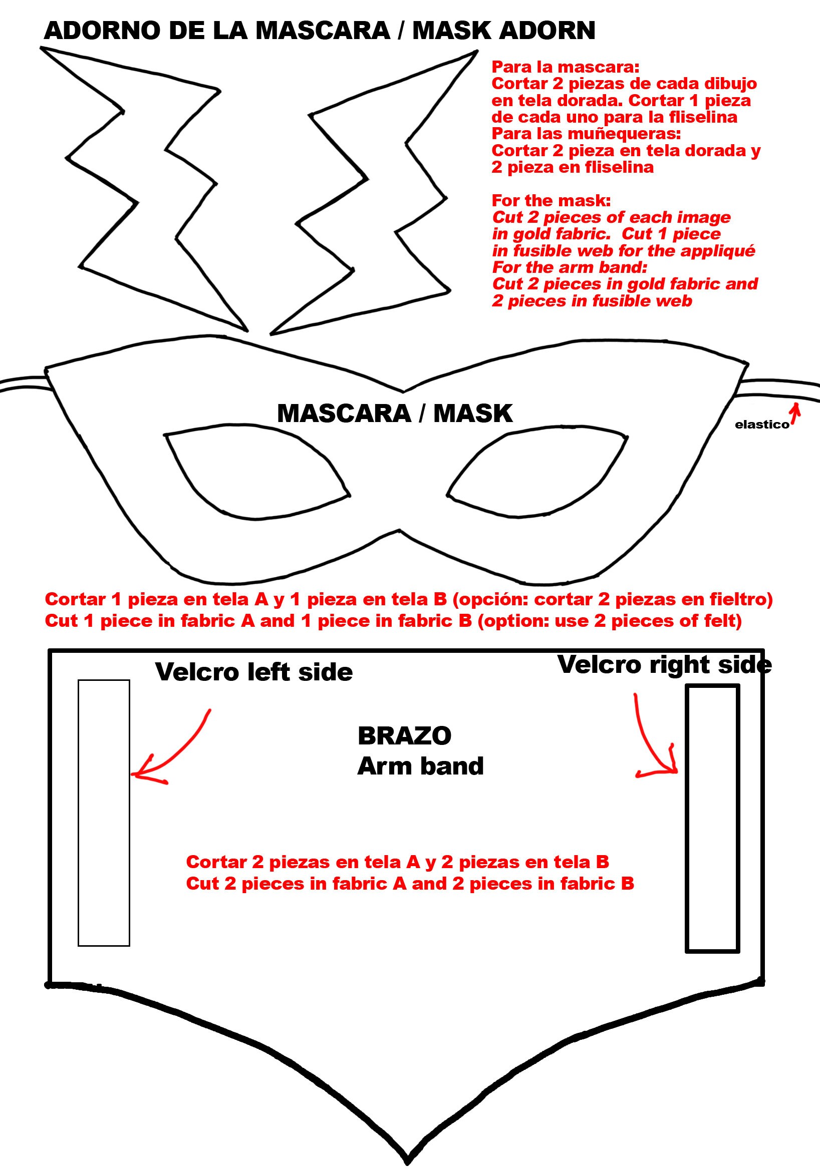 PDF Pattern Superhero Costume / Pattern Superhero Custome Reversible - Etsy