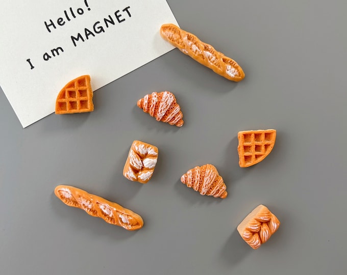 Clay Bread Magnets - Etsy