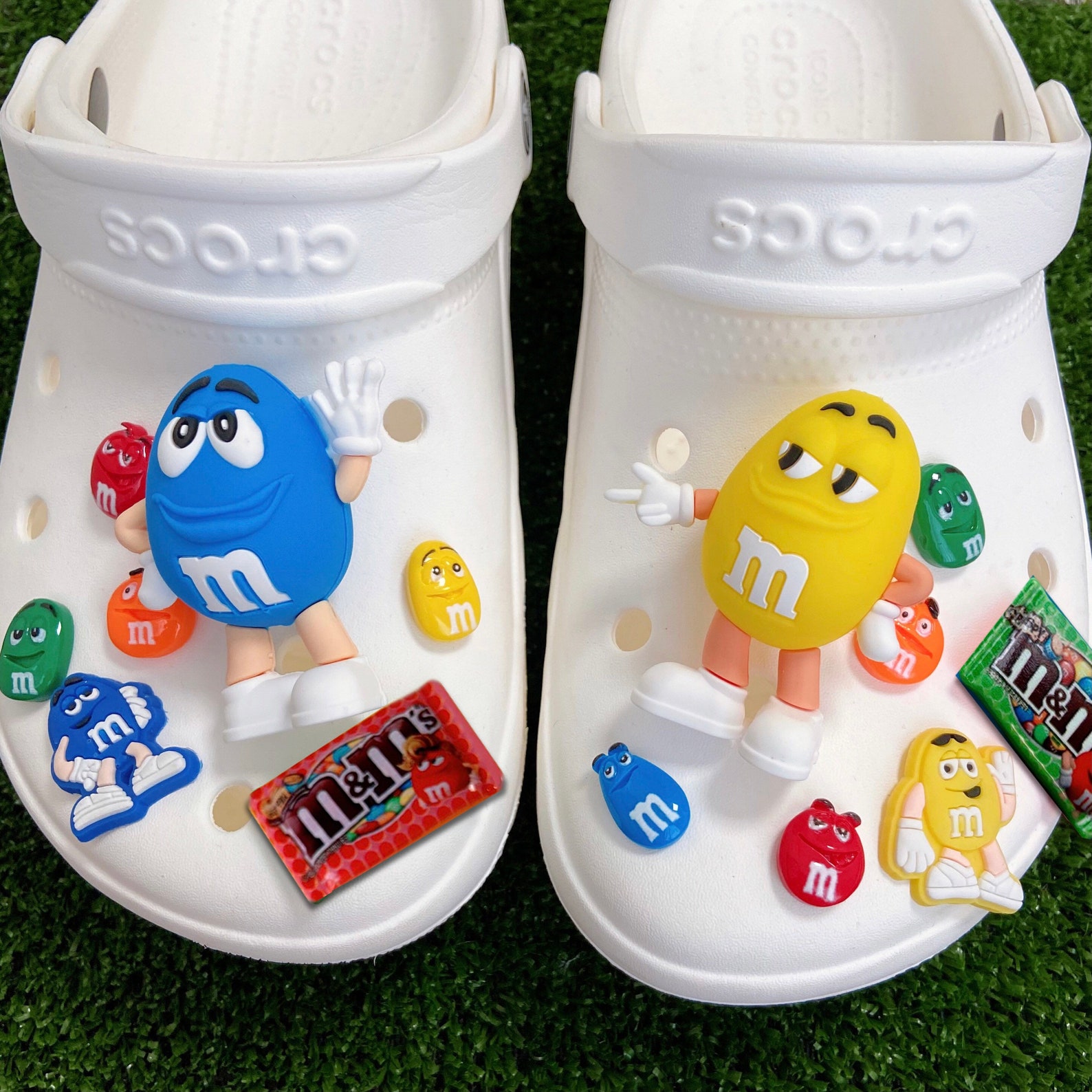 M&m Shoe Charms pour Crocs 4 couleurs | Etsy