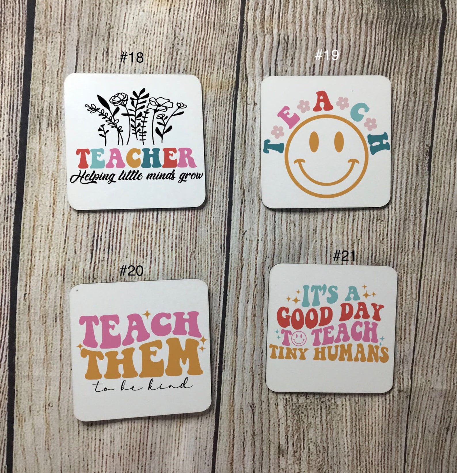 Teacher Inspirational Magnets, Teacher Appreciation Gift, Teacher Week ...