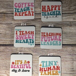 Teacher Inspirational Magnets, Teacher Appreciation Gift, Teacher Week ...