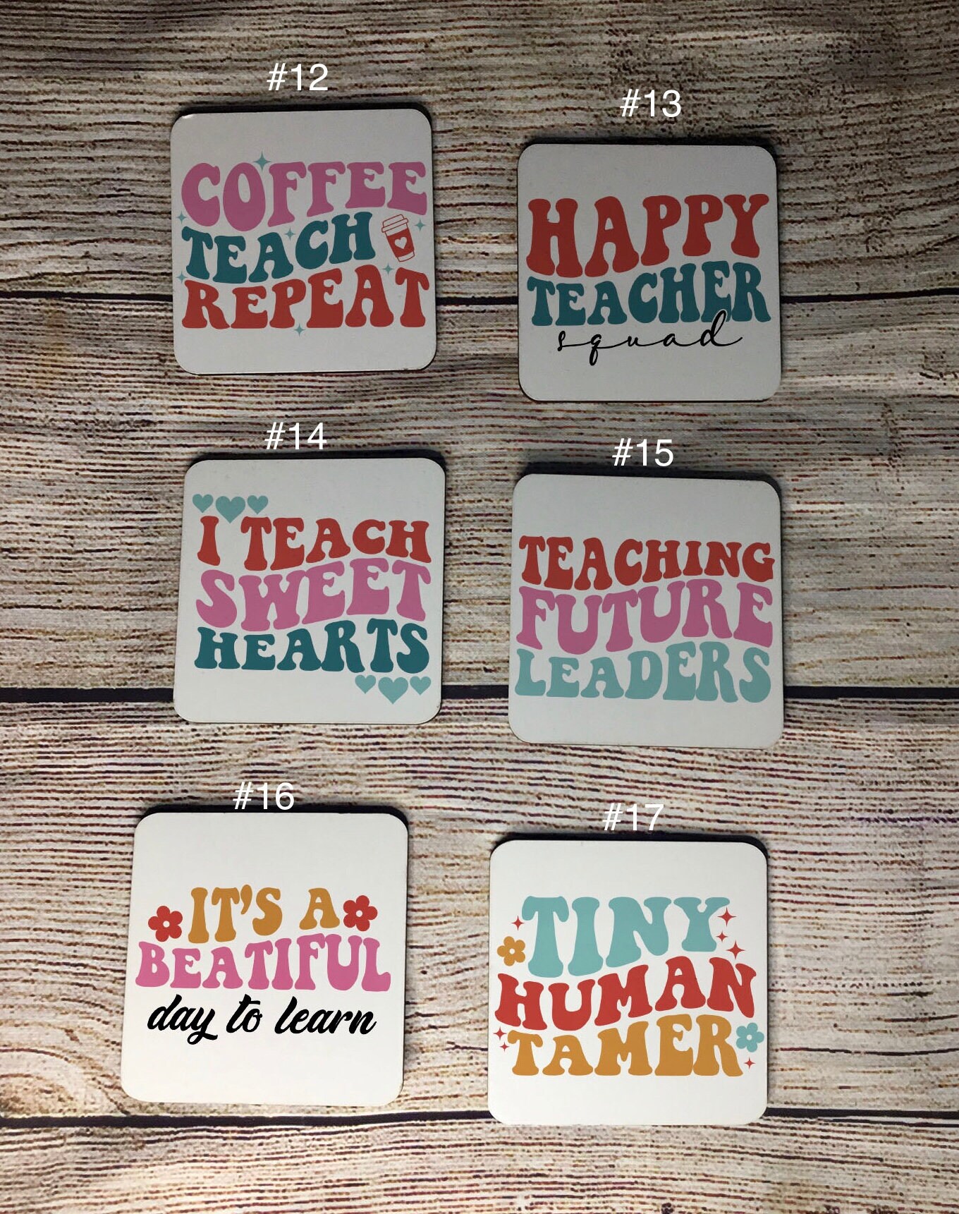 Teacher Inspirational Magnets, Teacher Appreciation Gift, Teacher Week ...