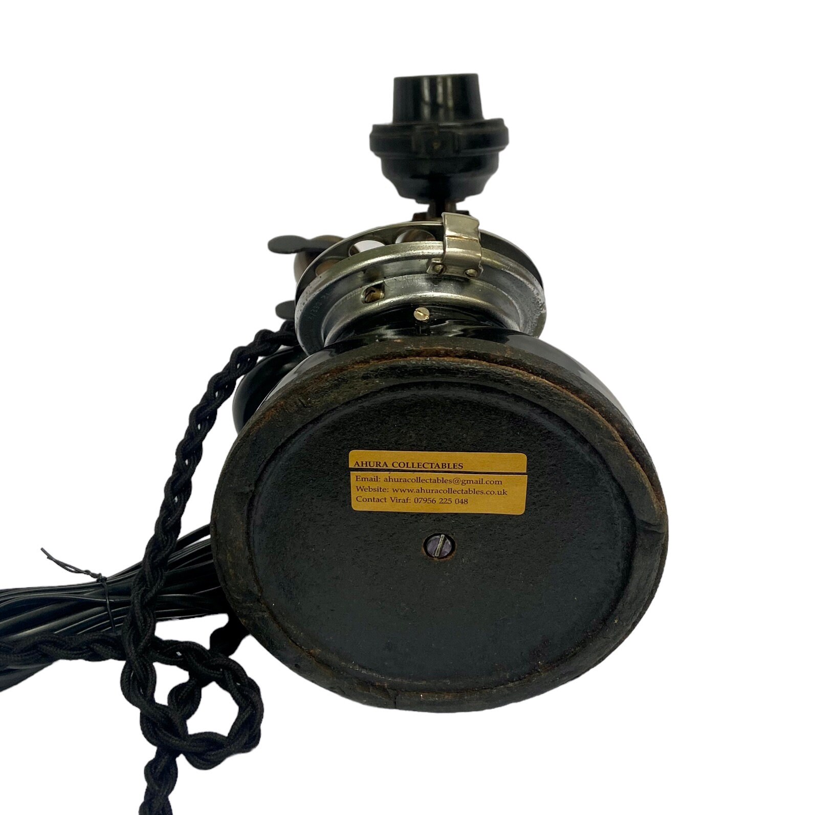 Antique 1900/1910's Black and Bronze English GPO Candlestick Telephone ...