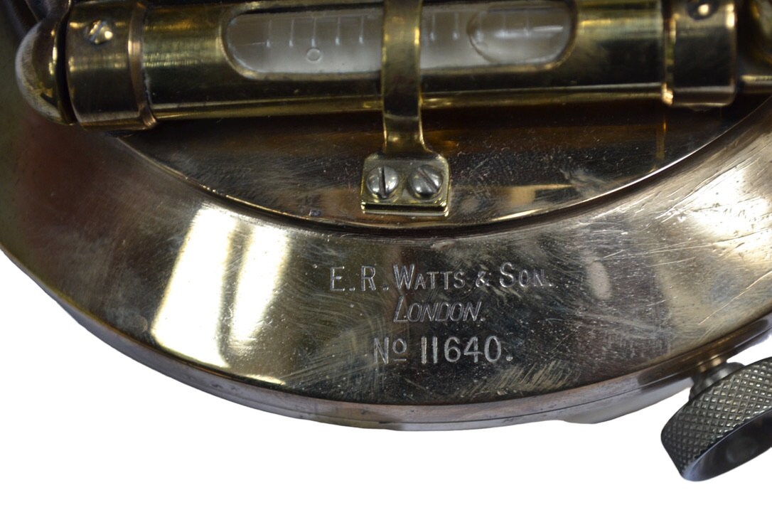 Antique 16 Brass 1940's 2nd World War English E. R Watts & Son London ...