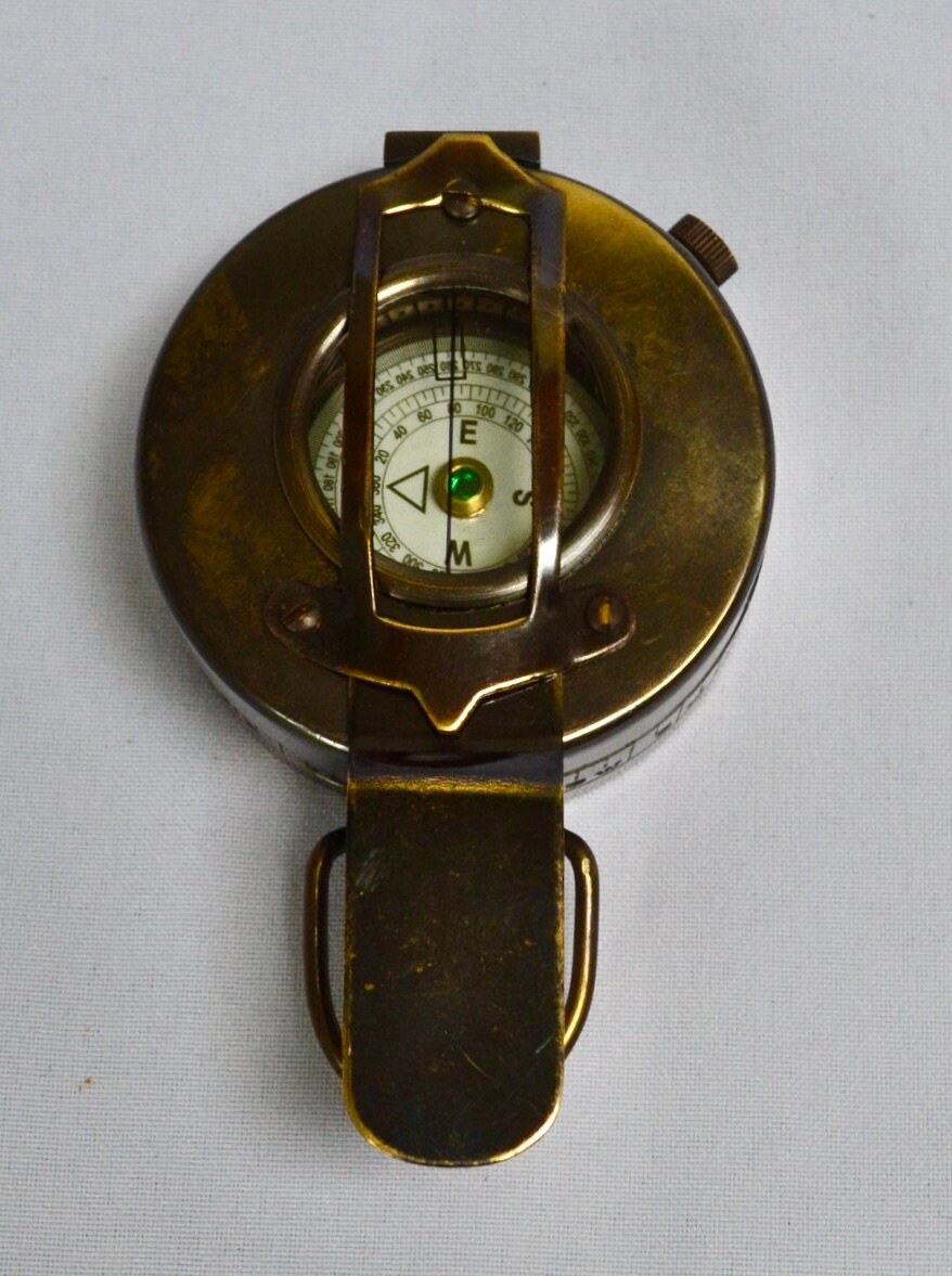 Black British Army Style Prismatic Marching Compass in a Wood Box - Etsy
