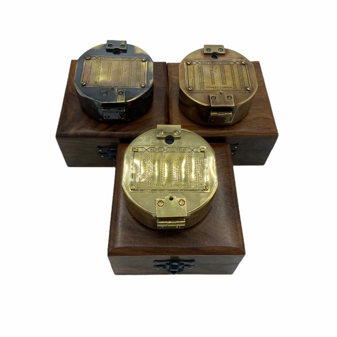 3" Brunton Style Pocket Transit Surveying or Geology Compass in a Box ...
